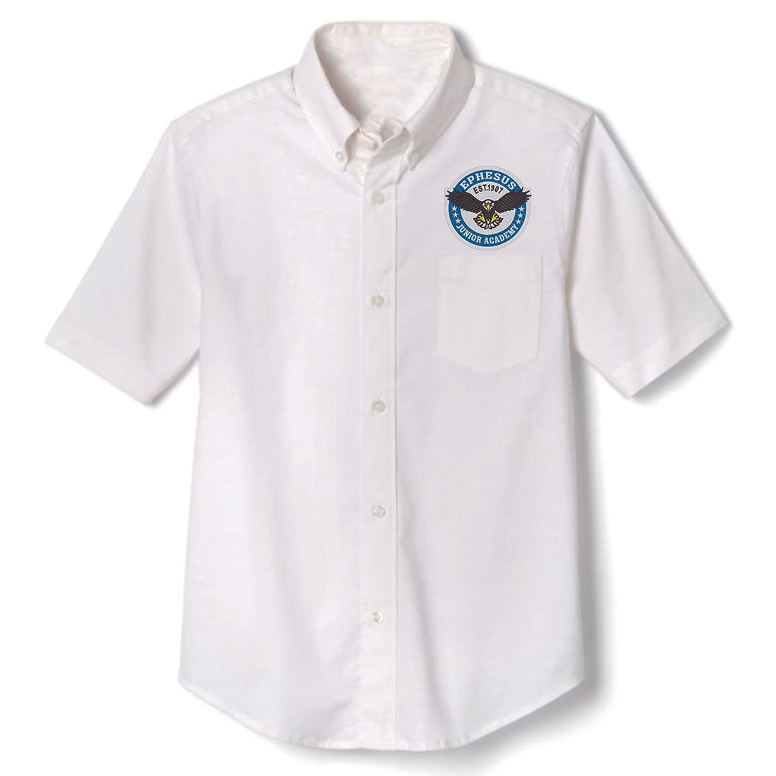 Ephesus Junior Academy Oxford Shirt With School Logo – Walrus Oxford